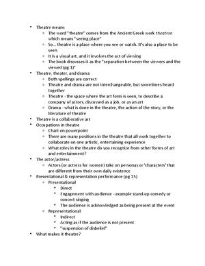 What is a play - What is a play - Definition o An event, what happens ...