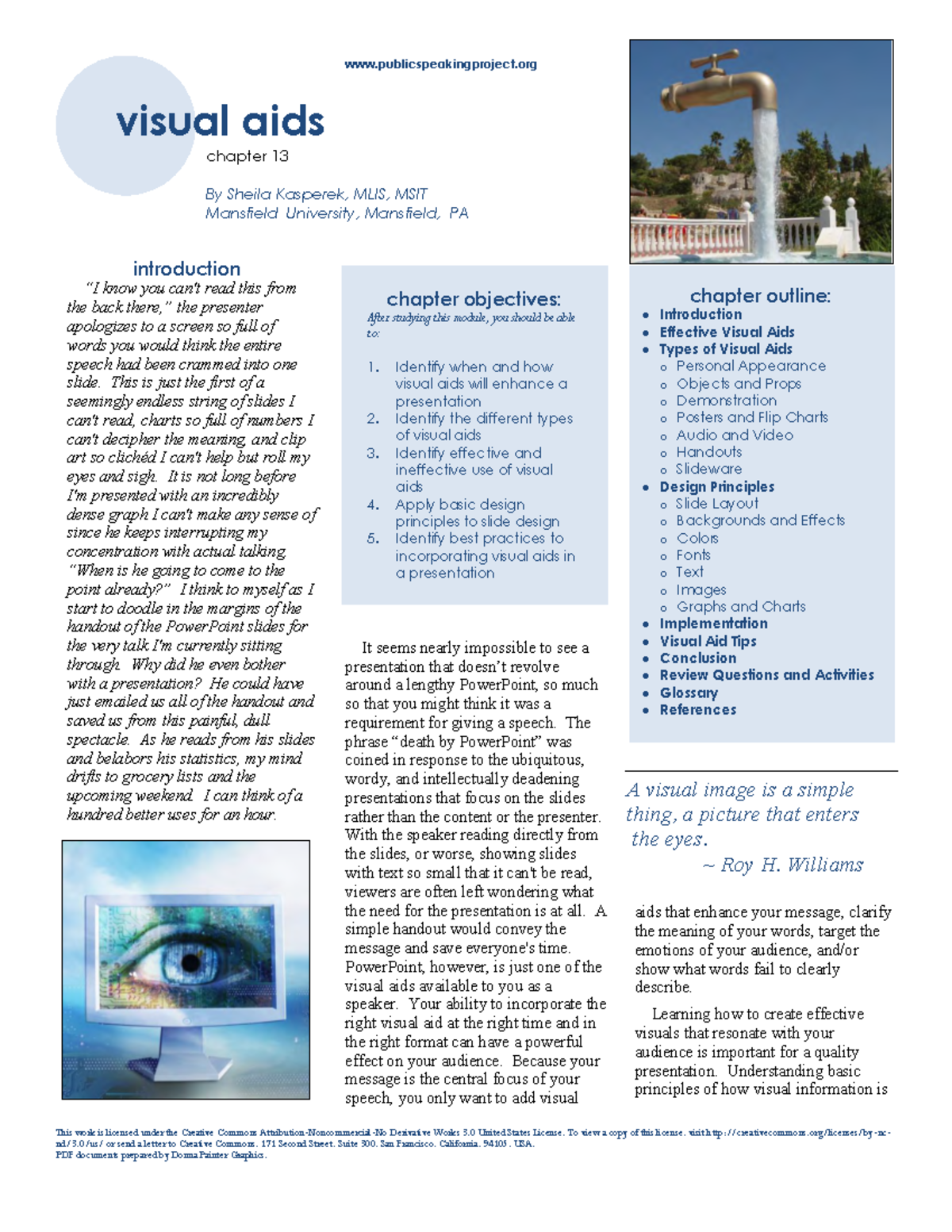 Ch+13+-+Visual+Aids - Mr. Adams - This work is licensed under the ...