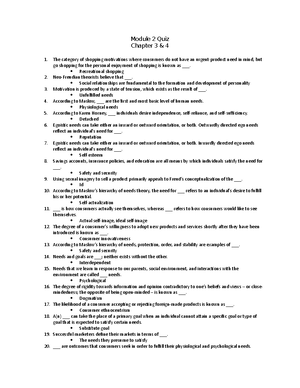 Module 1 Homework Quiz - Module 1: Homework 1. CAR MINI CASE: In the ...