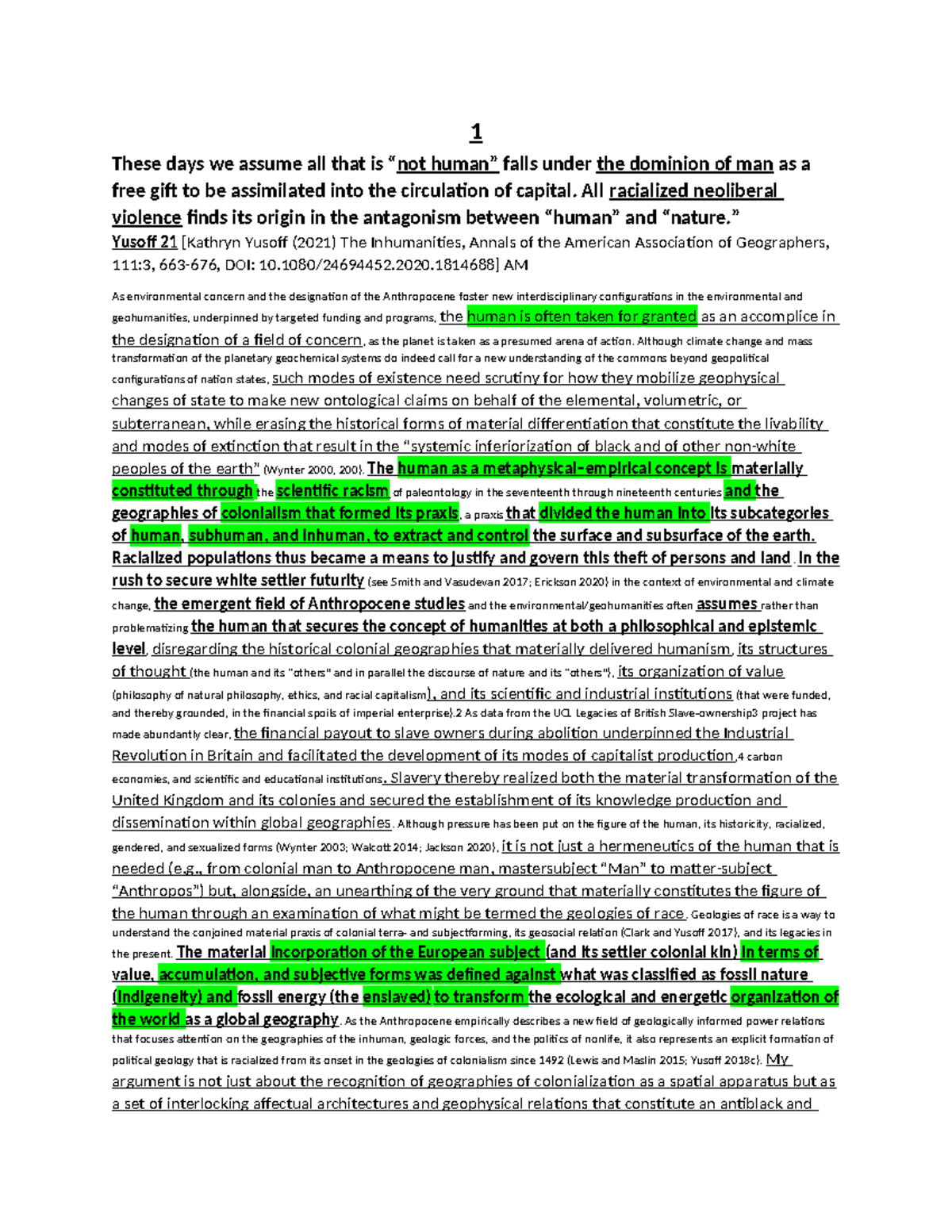 Greenhill School Se Le Neg TFA State 2024 Round 3 - 1 These days we ...