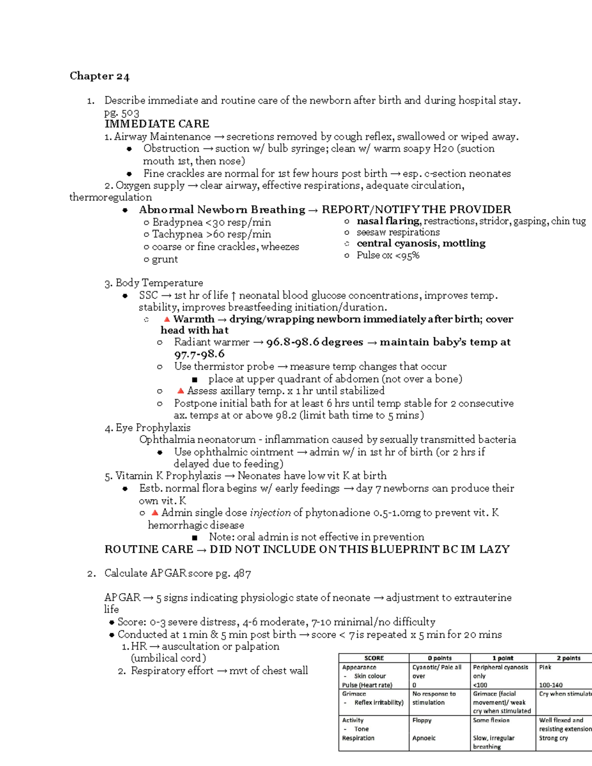 Chapter 24 Unit 4 Study Guide - Chapter 24 1. Describe immediate and ...