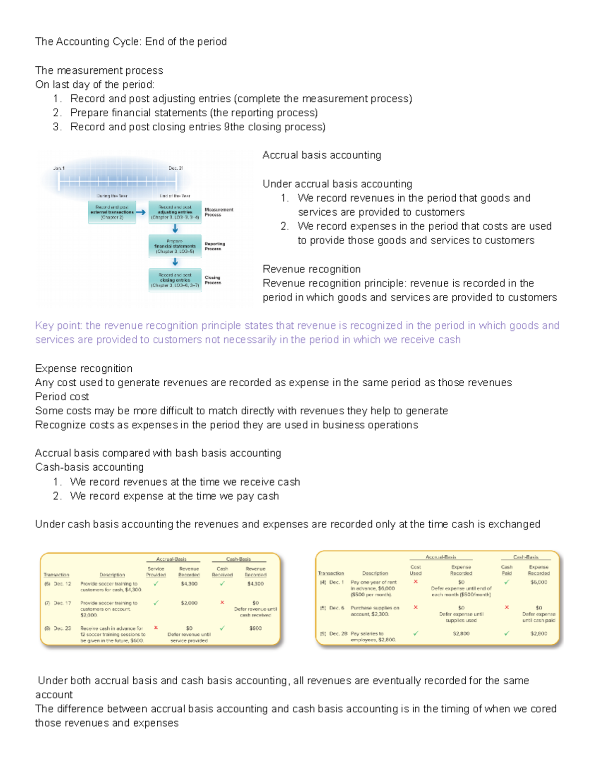 Chapter 3 the accounting cycle - The Accounting Cycle: End of the ...