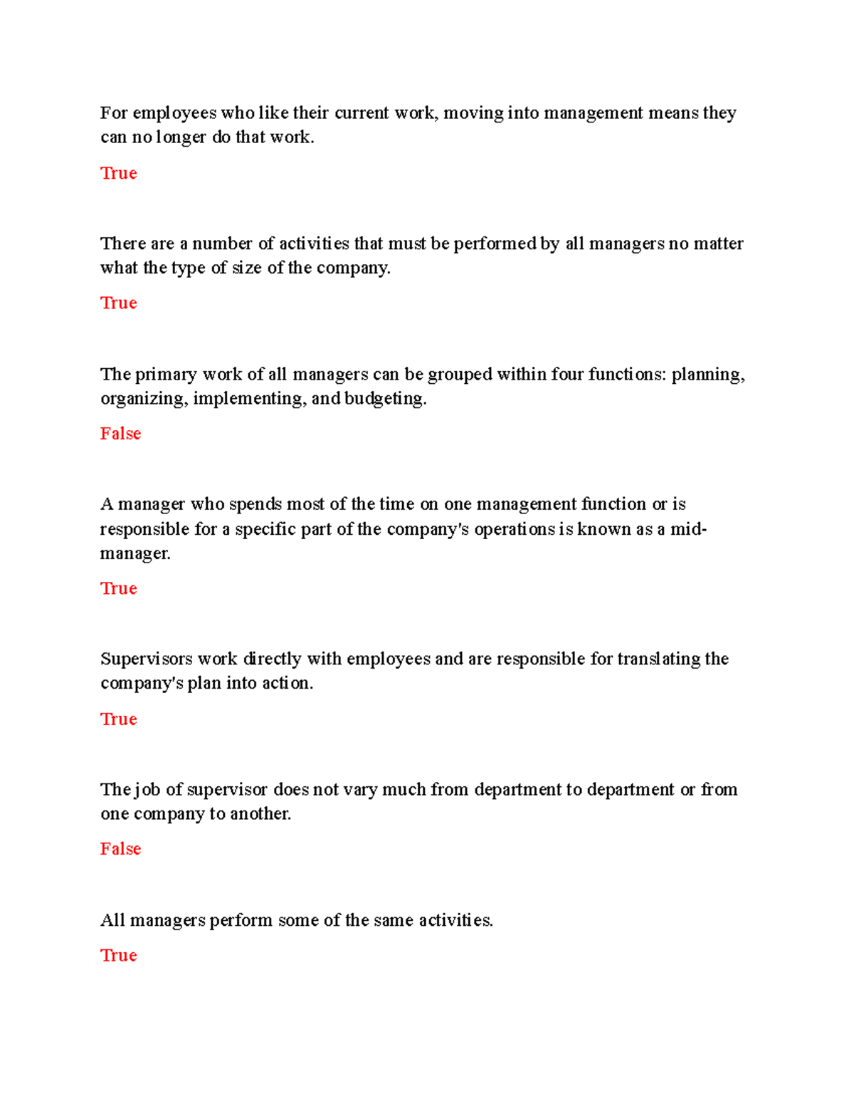 Final - For employees who like their current work, moving into ...