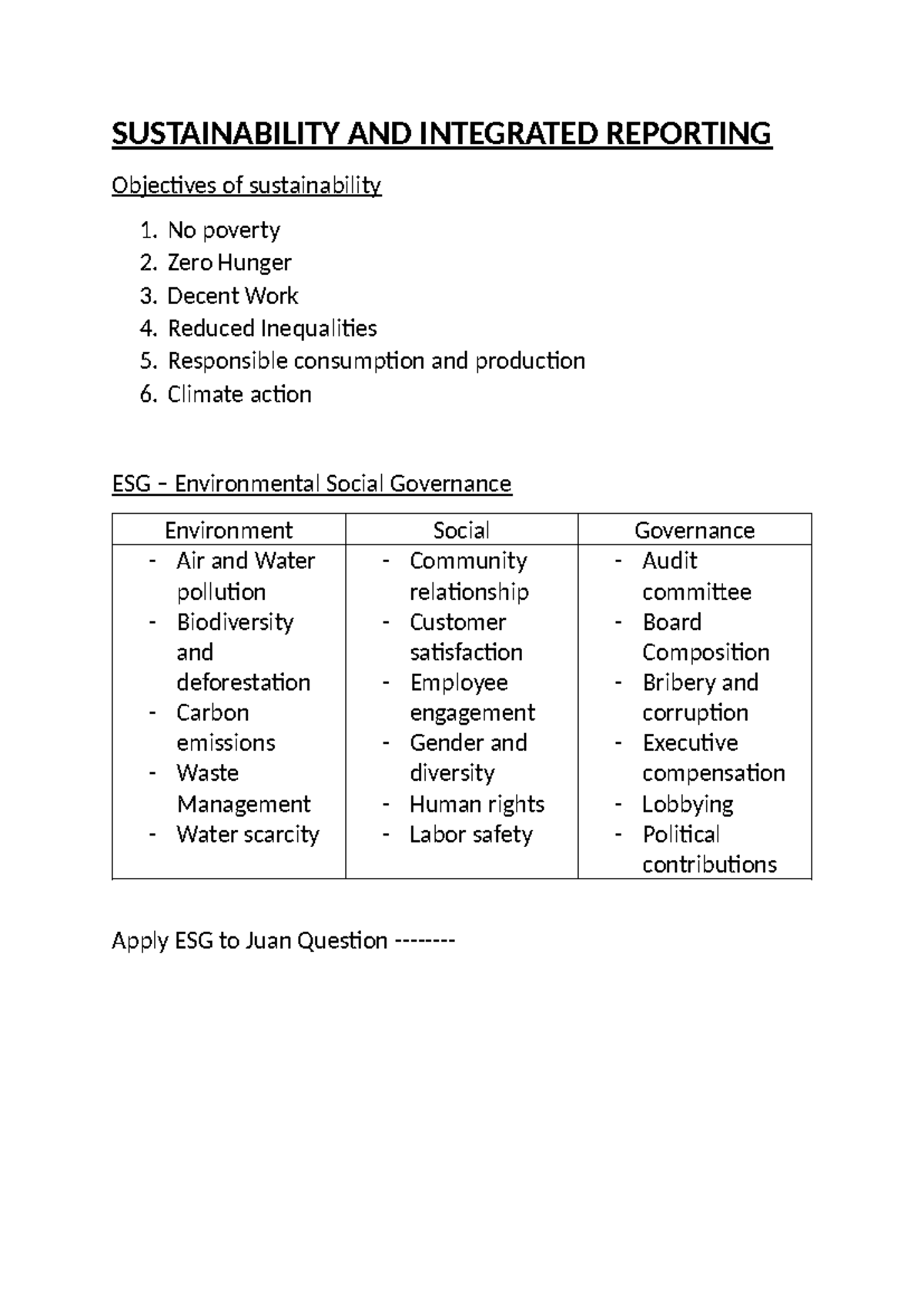 Sustainability AND Integrated Reporting - SUSTAINABILITY AND INTEGRATED ...