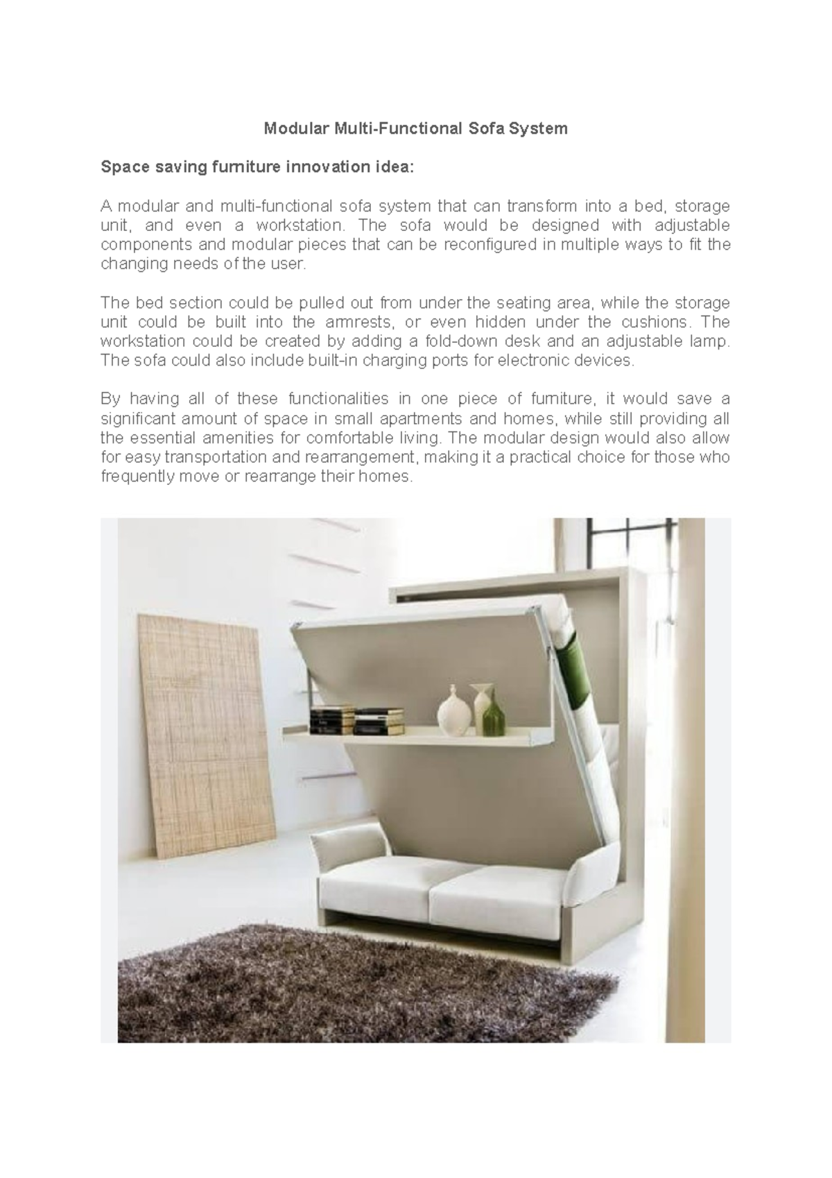 Space Saving Furniture Modular Design - Modular Multi-Functional Sofa ...