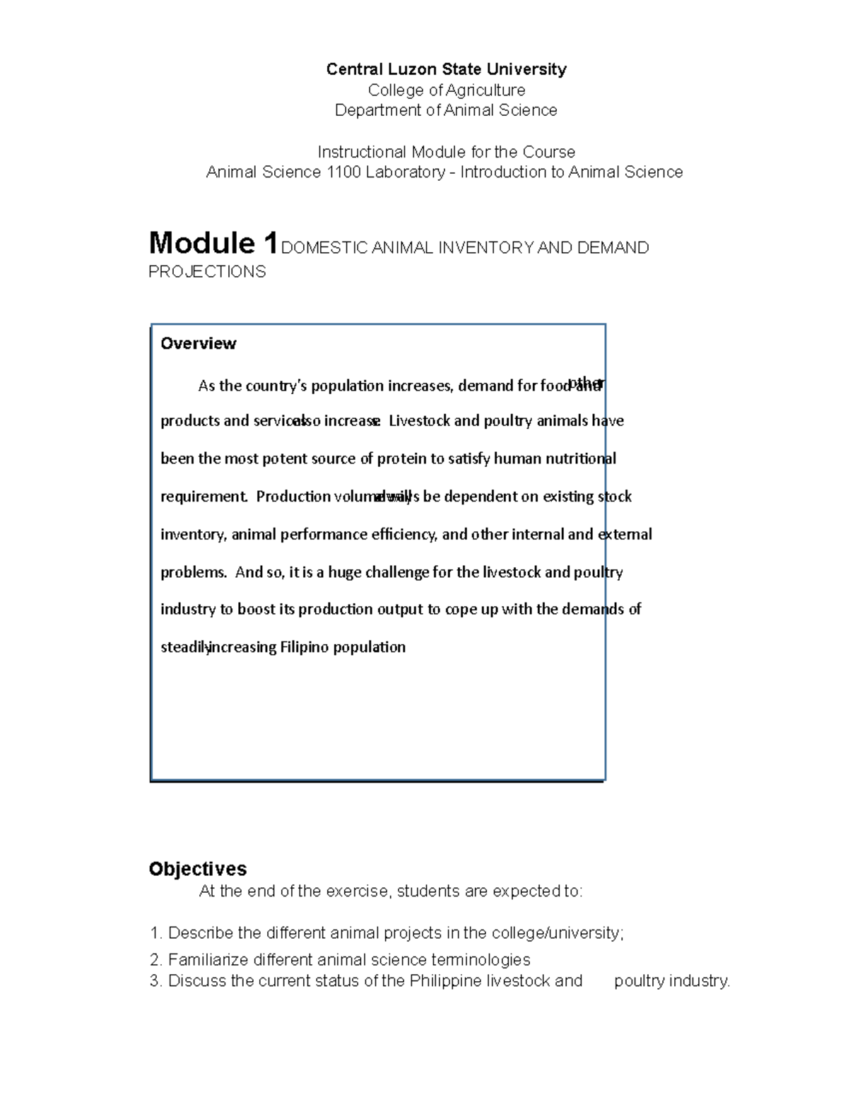 Brillo, JOHN Edison-AS1100 Module 1 - Central Luzon State University ...