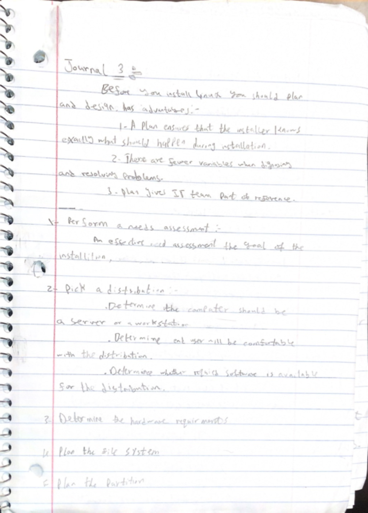 Journal #3 - practice material - Ap/Itec 1620 - Studocu