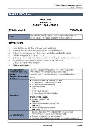 Gr 12 Afrikaans EAT Taak 1 Luisterbegrip - KABV 2024 - SACAI AFRIKAANS EERSTE ADDISIONELE TAAL ...