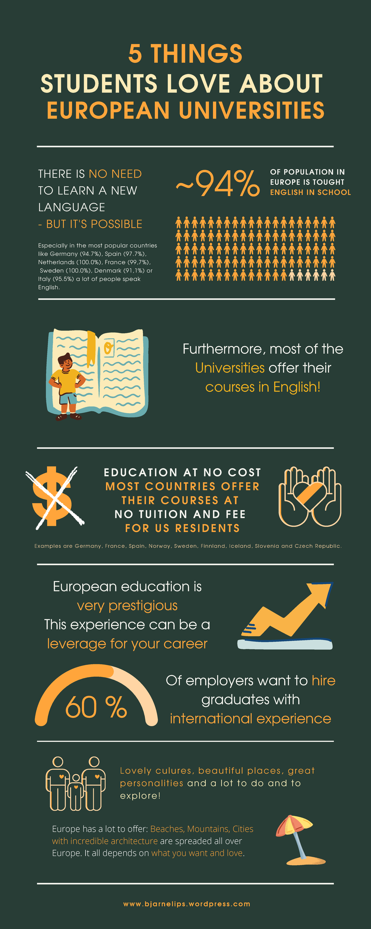 5 Things Students love about European Universities - 60 % EDUCATION AT ...