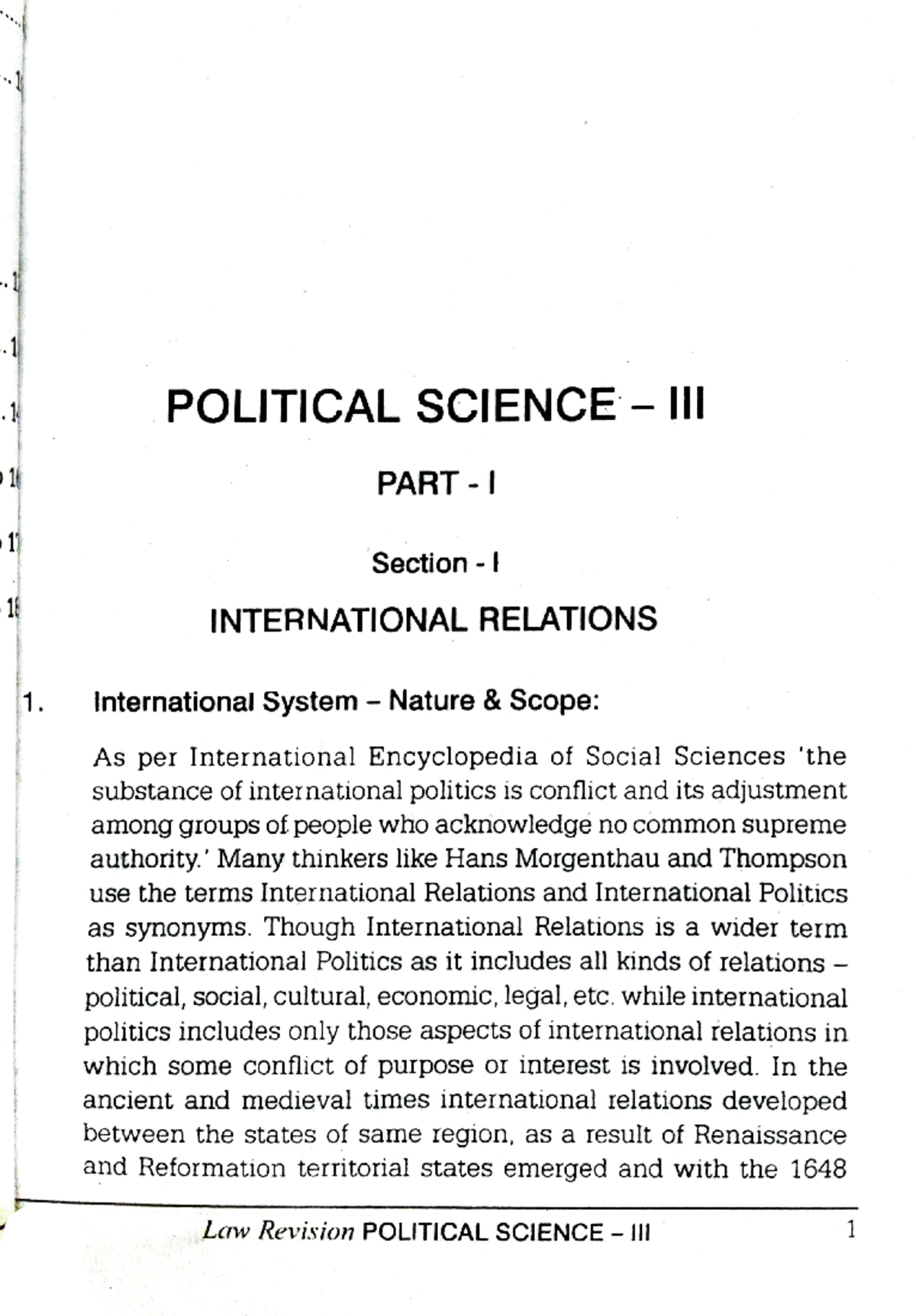 Political Science BOOK - BA-llb - Studocu