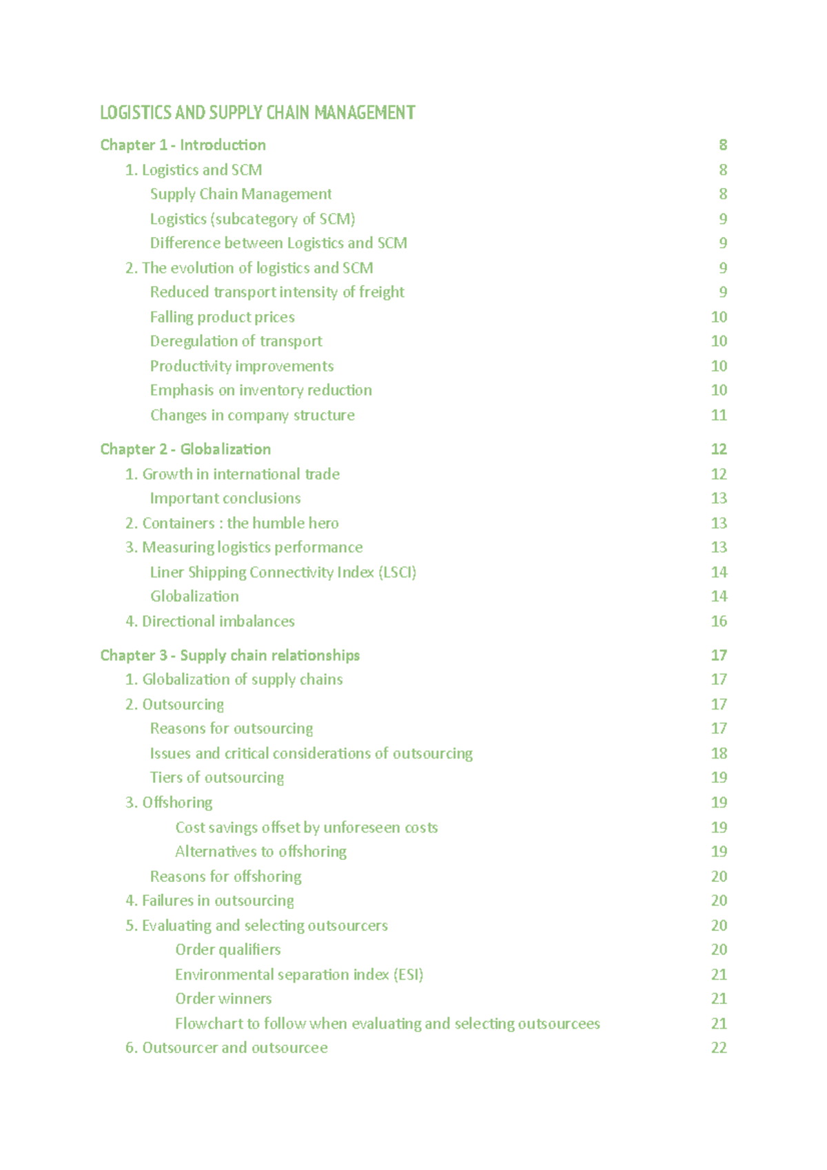 Logistics and SCM*-2 - LOGISTICS AND SUPPLY CHAIN MANAGEMENT Chapter 1 - Introduction Logistics ...