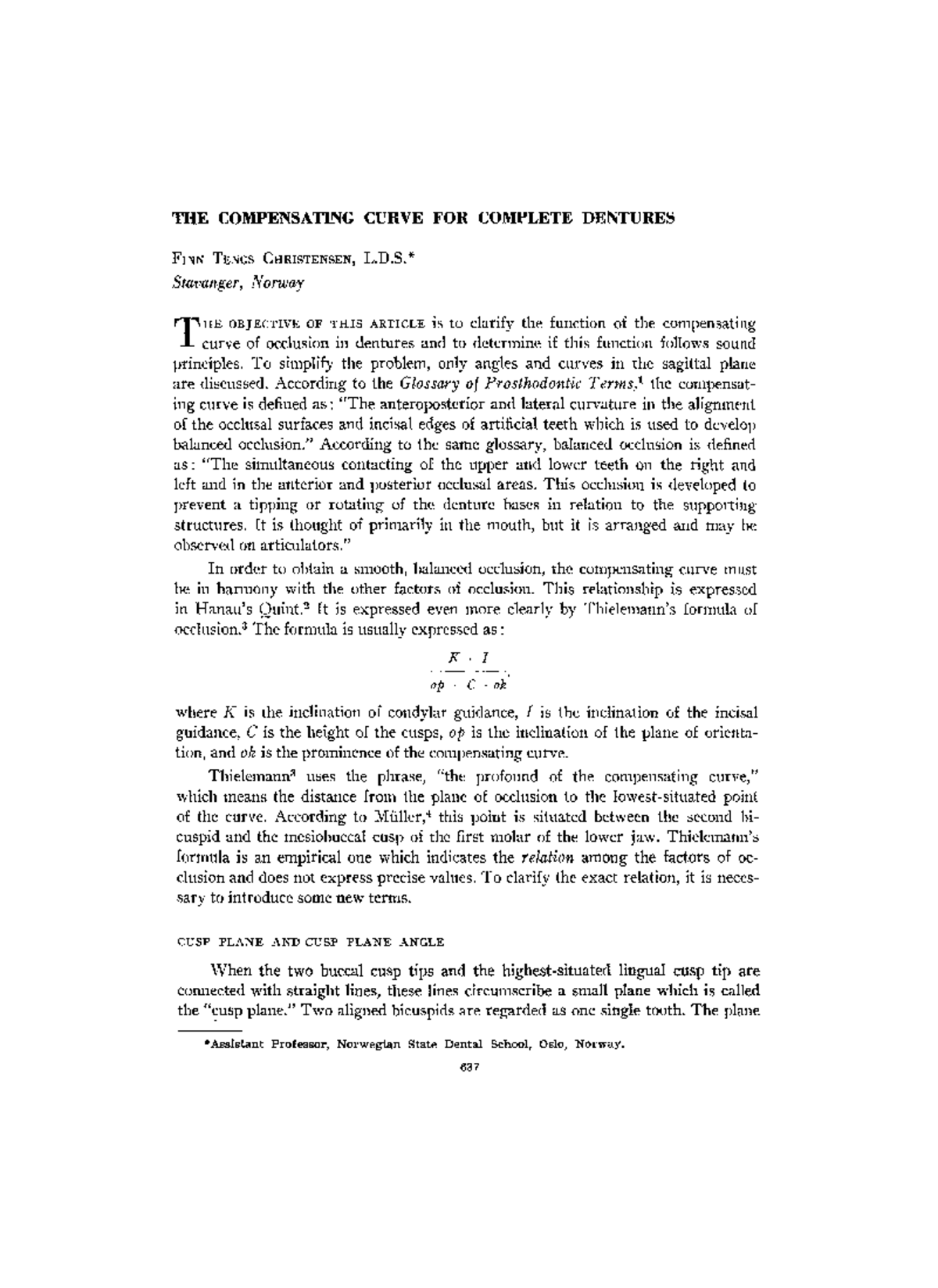Christensen 1960 - Useful to read - THE COMPENSATING CURVE FOR COMPLETE ...