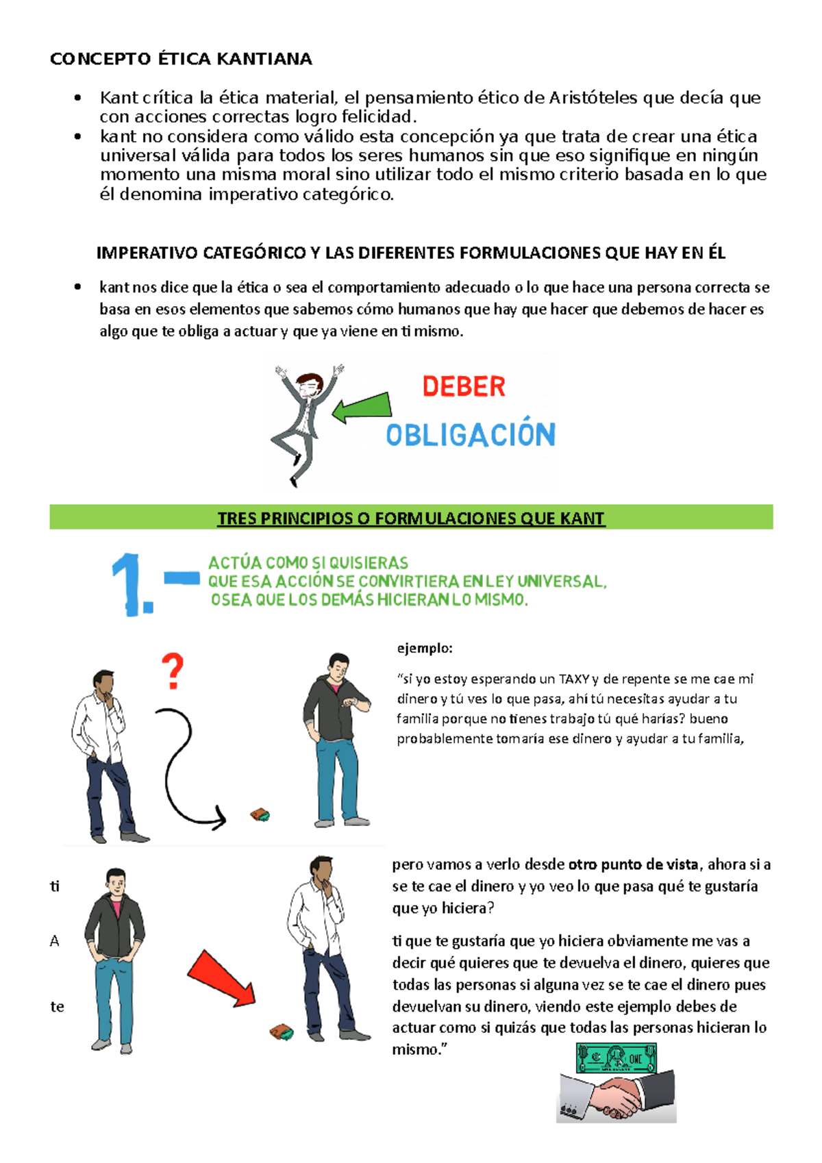 Concepto ética kantiana - CONCEPTO ÉTICA KANTIANA Kant crítica la ética ...
