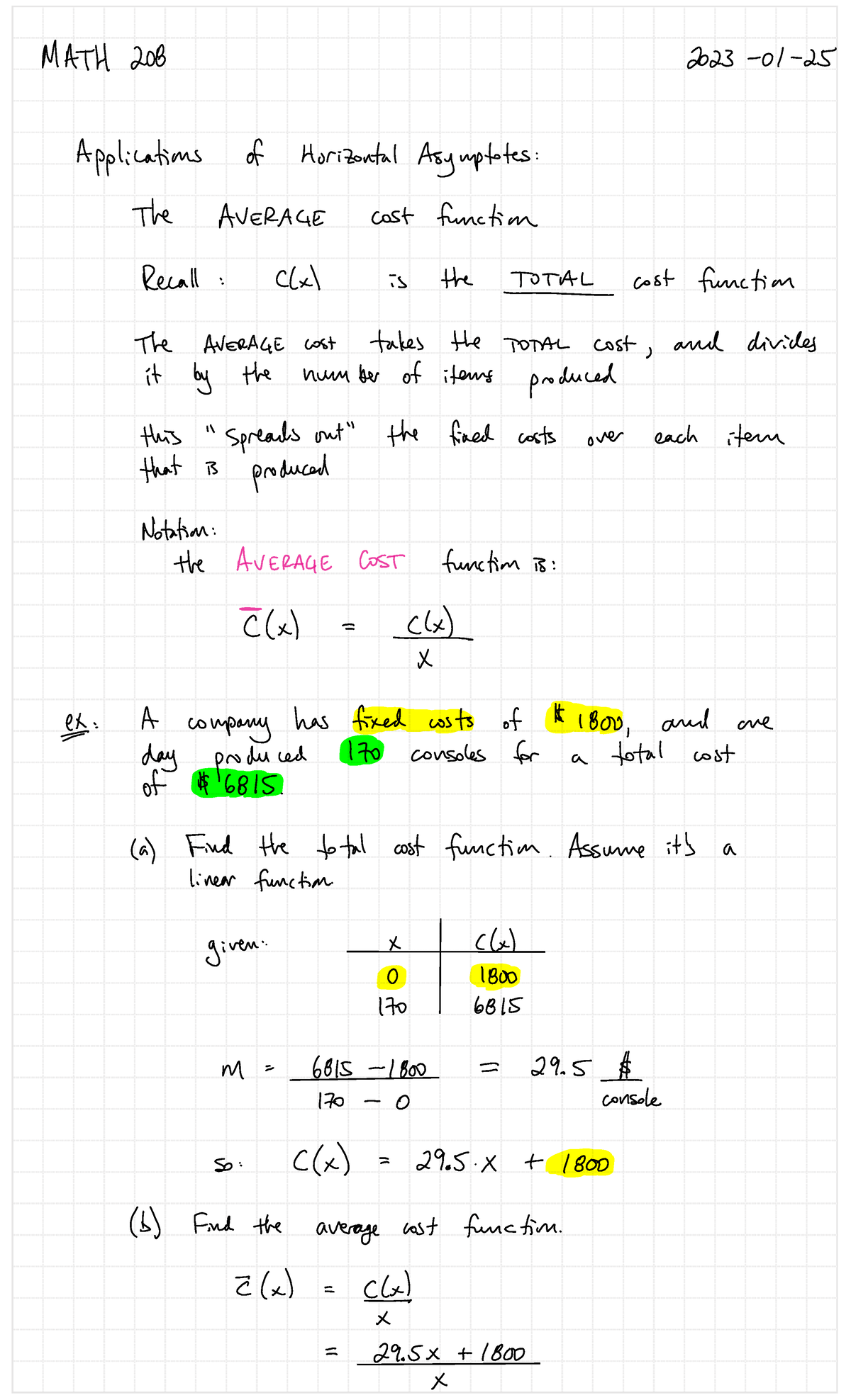 Jan 25 - chap2 - MATH 208 - Studocu