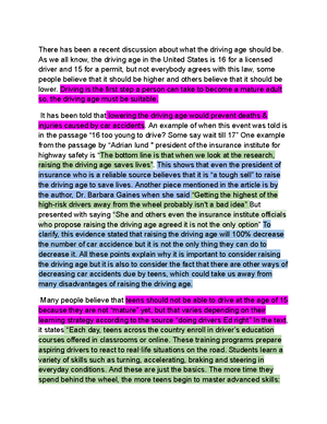 Argumentative Essay Peer Editing Worksheet and Instructions - Studocu