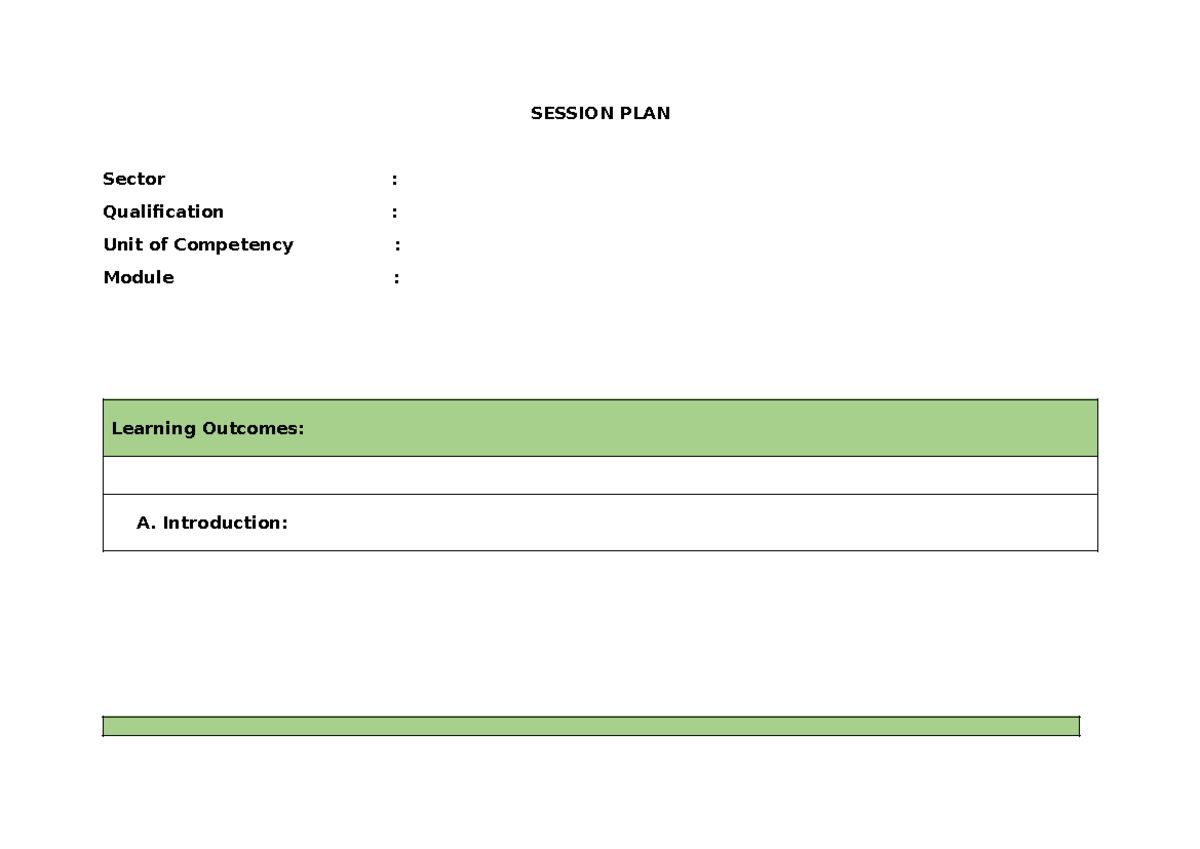 Session PLAN COPY Template - Facilitating Learner-Centered Teaching ...
