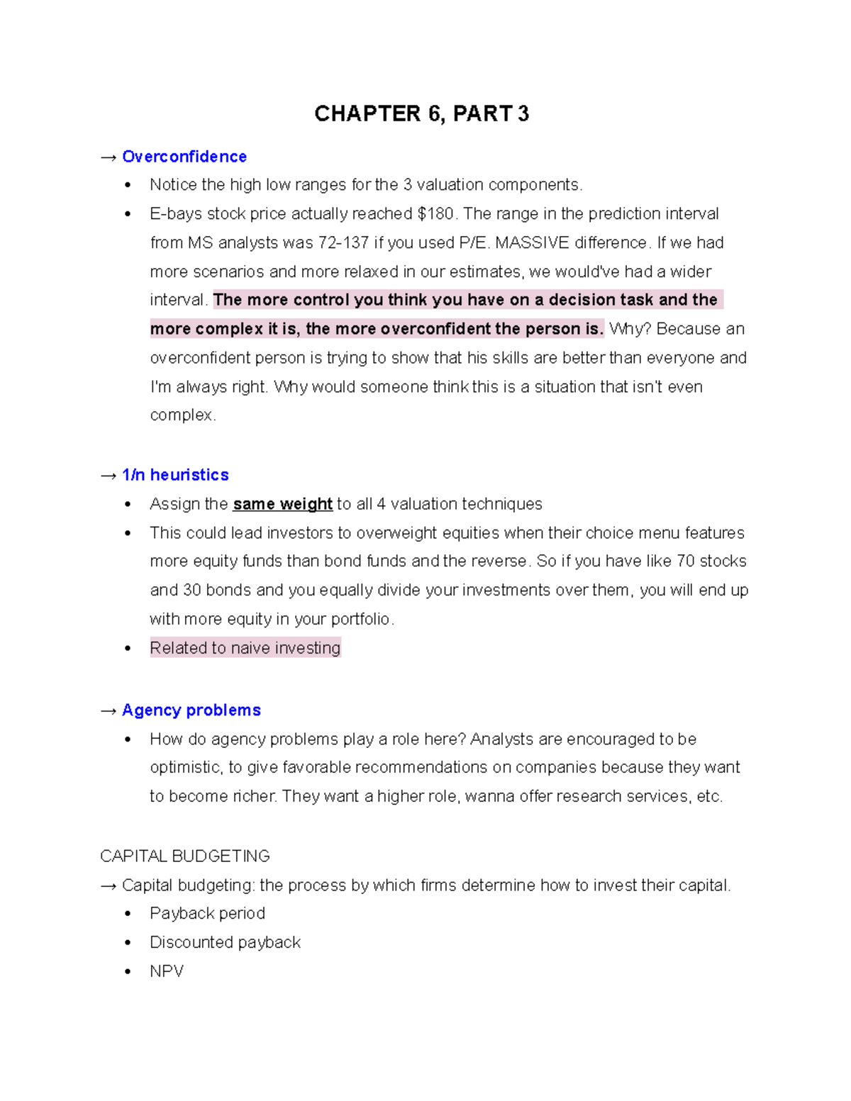 Chapter 6, part 3 - Course with Ahmed Eissa. Includes detailed analysis and explanations of what ...