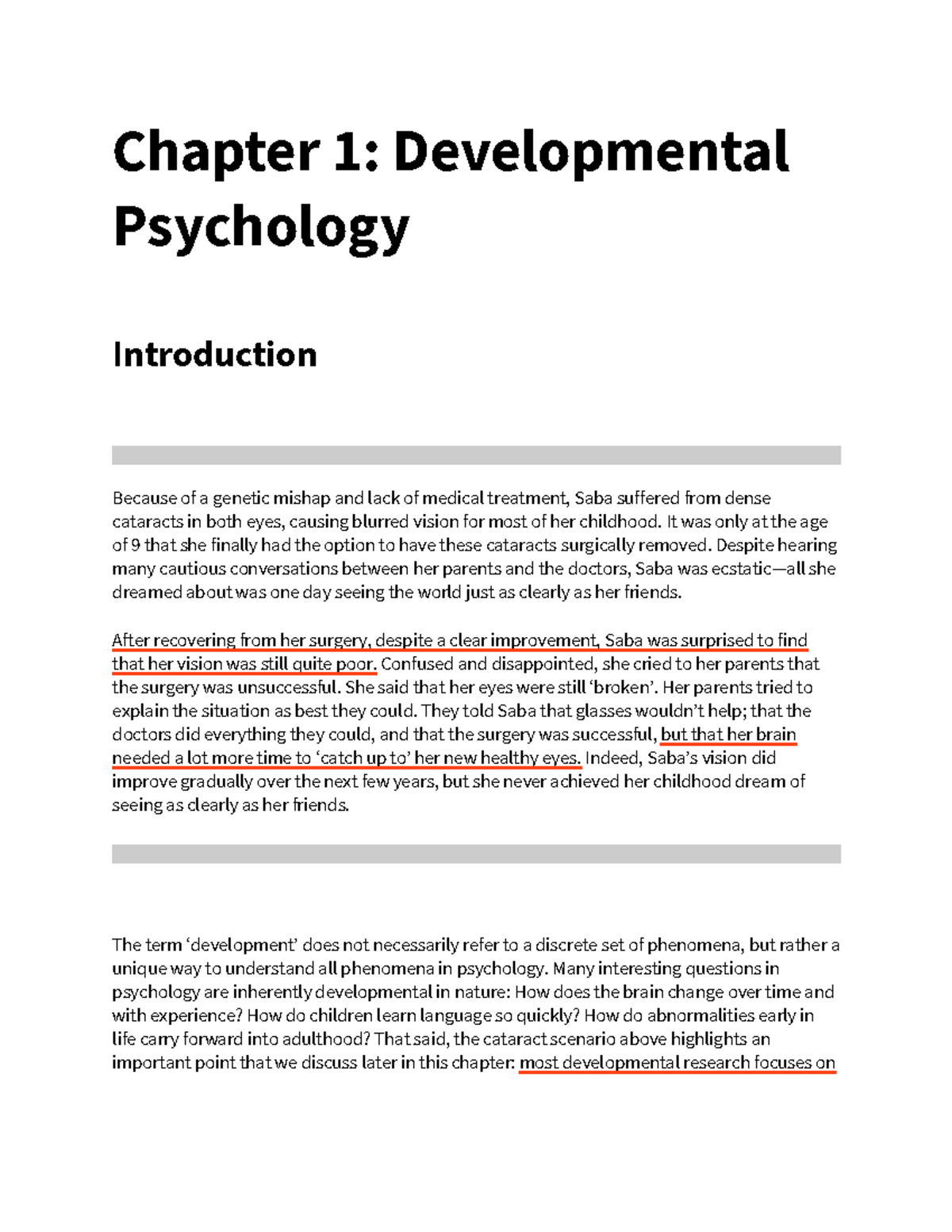 Psych 1XX3 Textbook - Chapter 1: Developmental Psychology Introduction ...