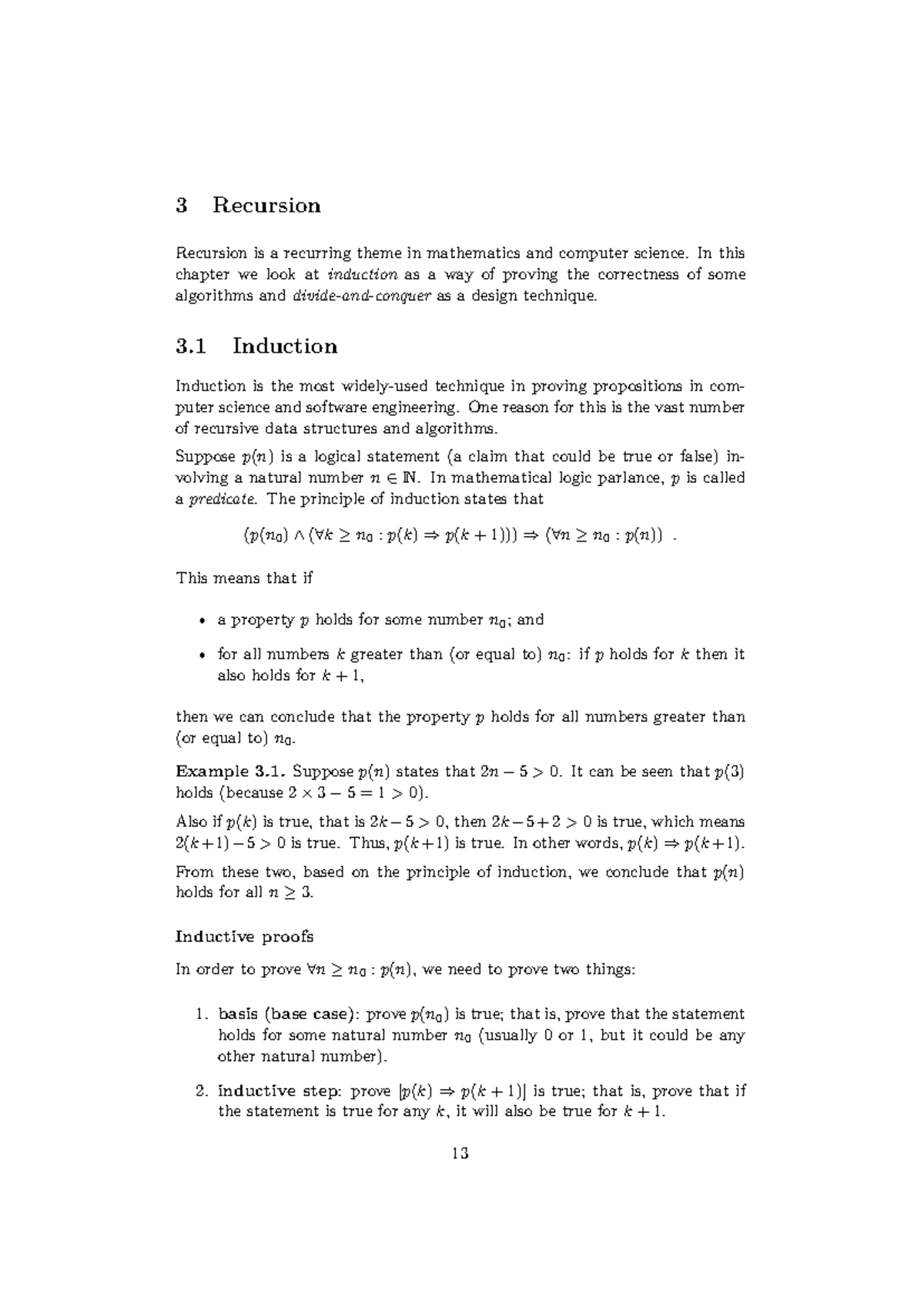 COSC262 - week2 - The second week of notes - 3 Recursion Recursion is a ...