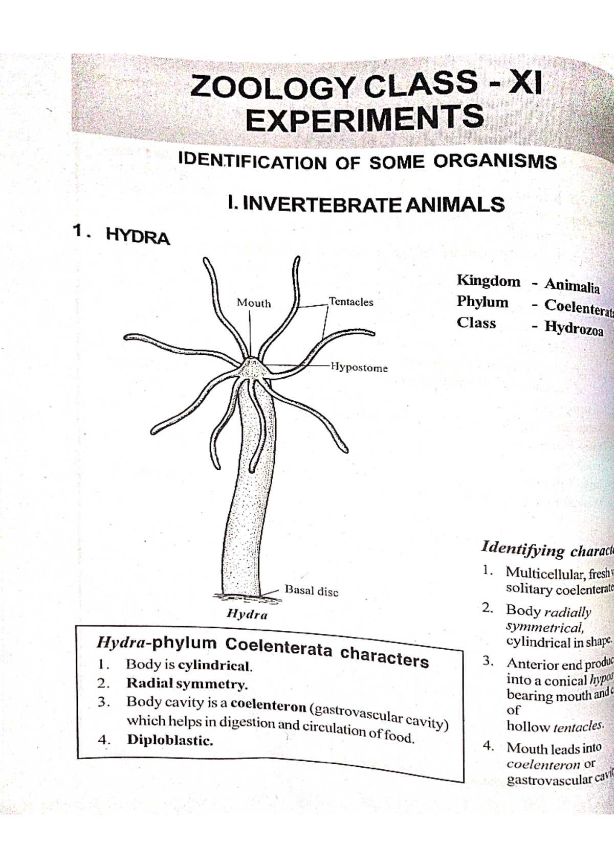 Zoology pdf 2 - Class notes - science - Studocu