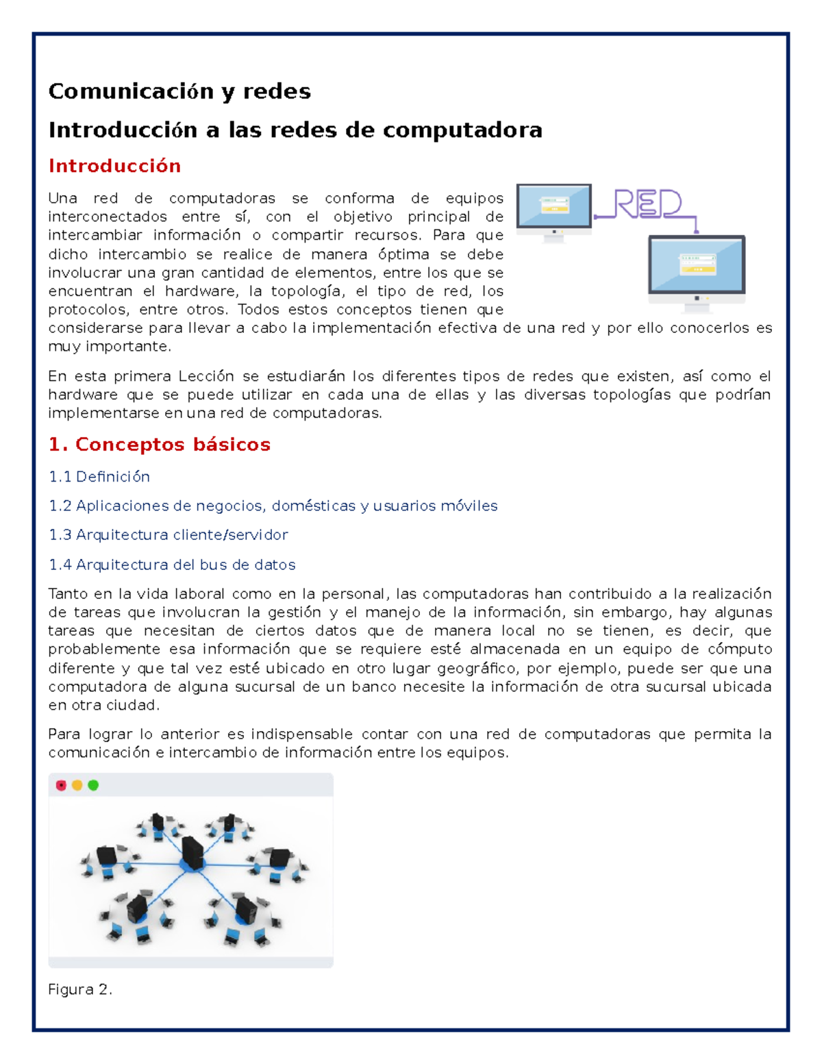 Introduccion a las redes computacionales - Comunicación y redes ...