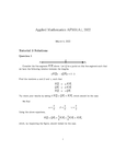 APM01A1 - UJ - Applied Mathematics 1A - Studocu
