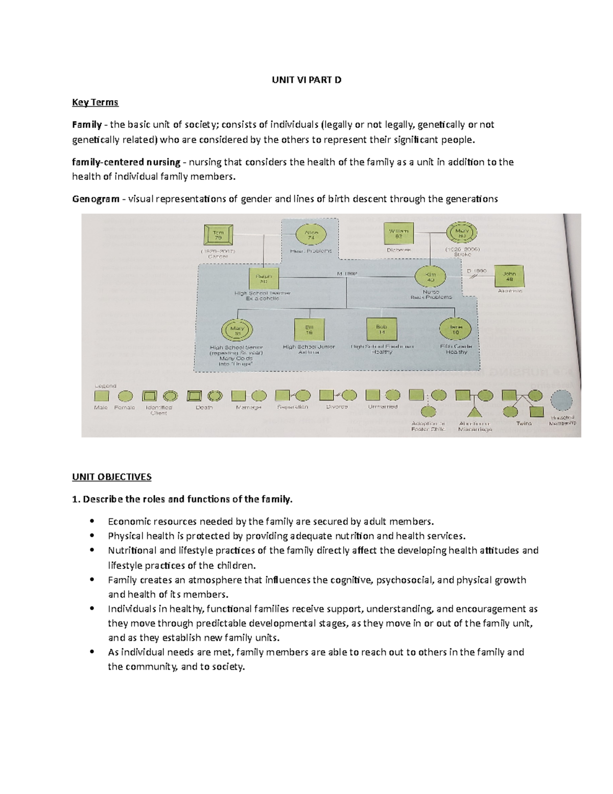 (week 7) UNIT 6D - Study guide week 7 UNIT 6D - UNIT VI PART D Key ...
