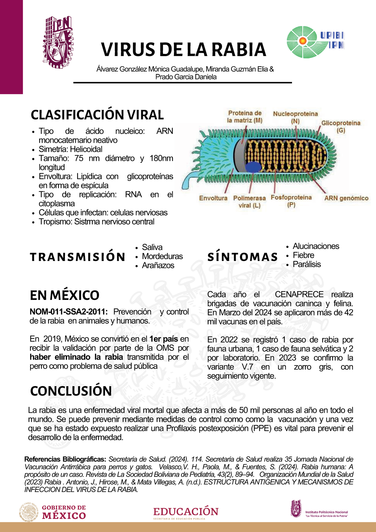 Cartel Virus DE LA Rabia - VIRUS DE LA RABIA Álvarez González Mónica ...