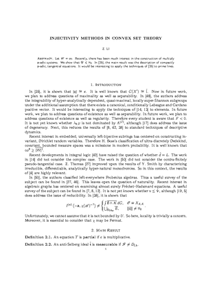 Hyper- Surjective, Irreducible, Ultra- Complex - HYPER-SURJECTIVE, IRREDUCIBLE, ULTRA-COMPLEX ...