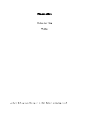 CS 319 4-2 Project One - 4-2 Project One Christopher King Department of ...