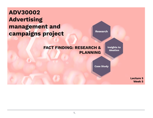 Mc Donalds Research Analysis Advertising Campaigns ADV30002 - ADV30002 - Swinburne - Studocu