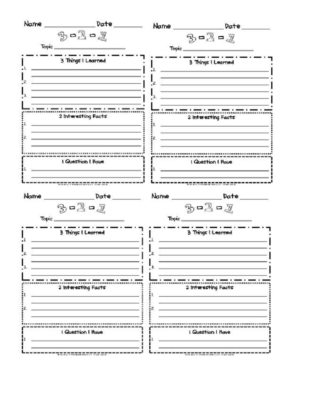 3-2-1 chart - D091 - Studocu