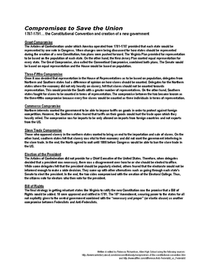Constitutional Convention Role Play Cards - I am 54 years old and a ...