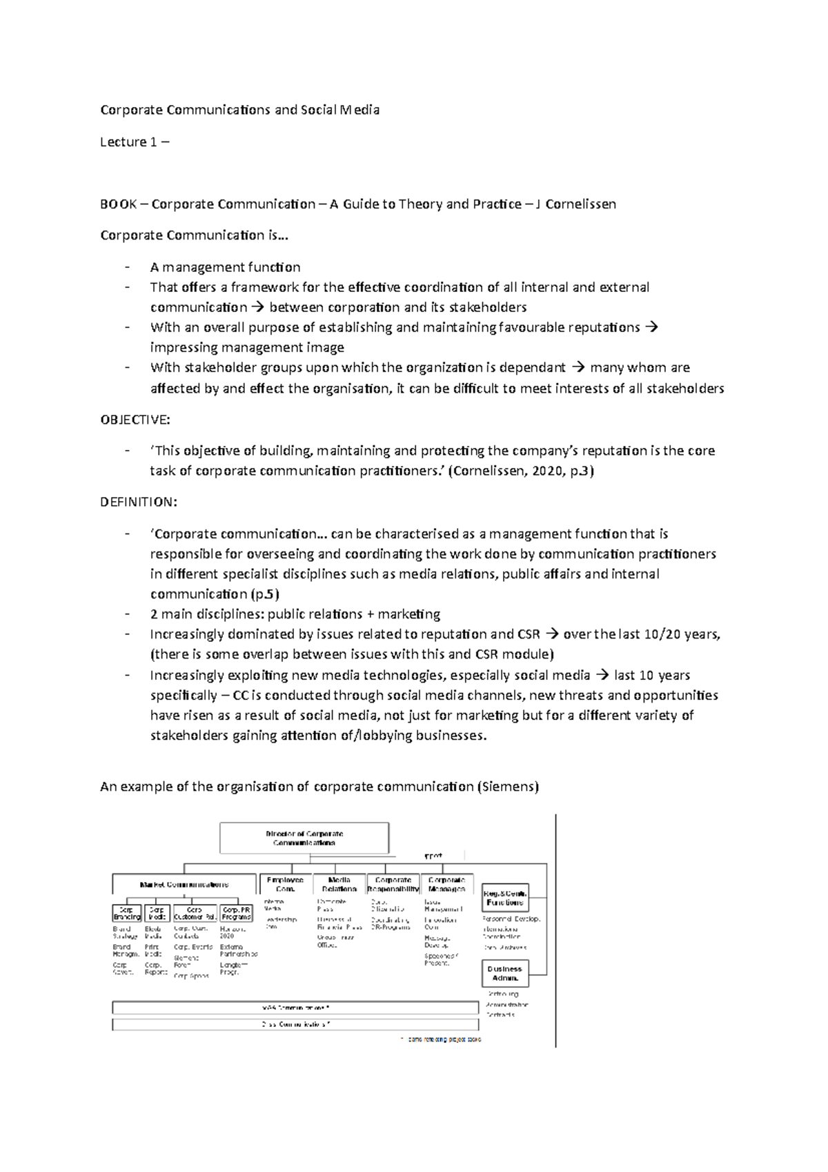 Lecture 1 - Introduction - Corporate Communications and Social Media ...