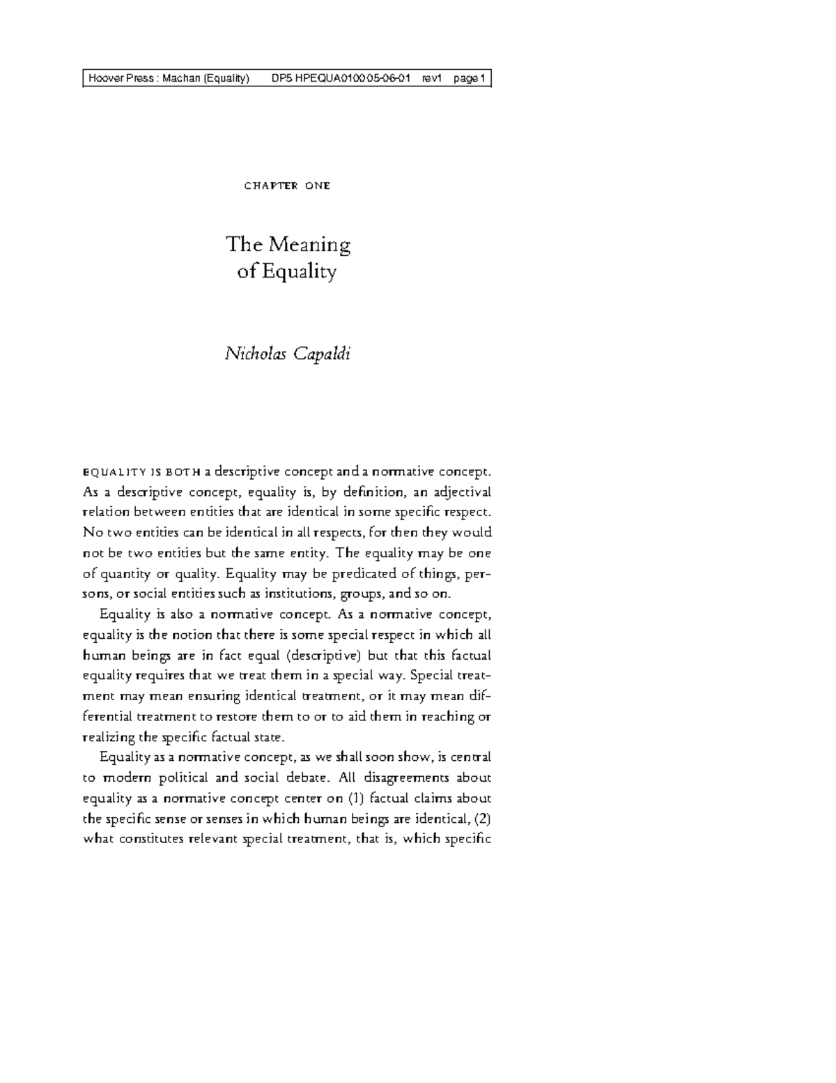 0817928626 1 - Allahabad University - The Meaning of Equality Nicholas ...