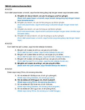 Script Writing format and requirements - FACULTY: INTRODUCTORY MANDARIN ...