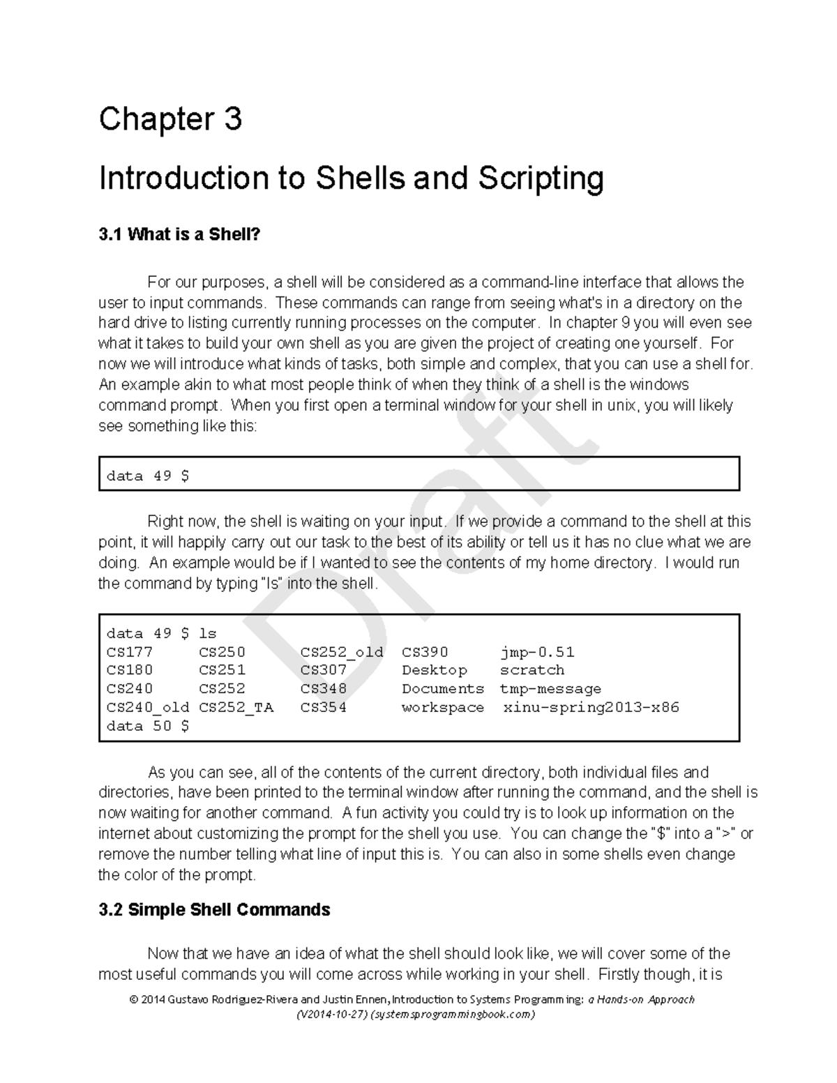 Chapter 3-Introductionto Shellsand Scripting - Chapter 3 Introduction to Shells and Scripting 3 ...