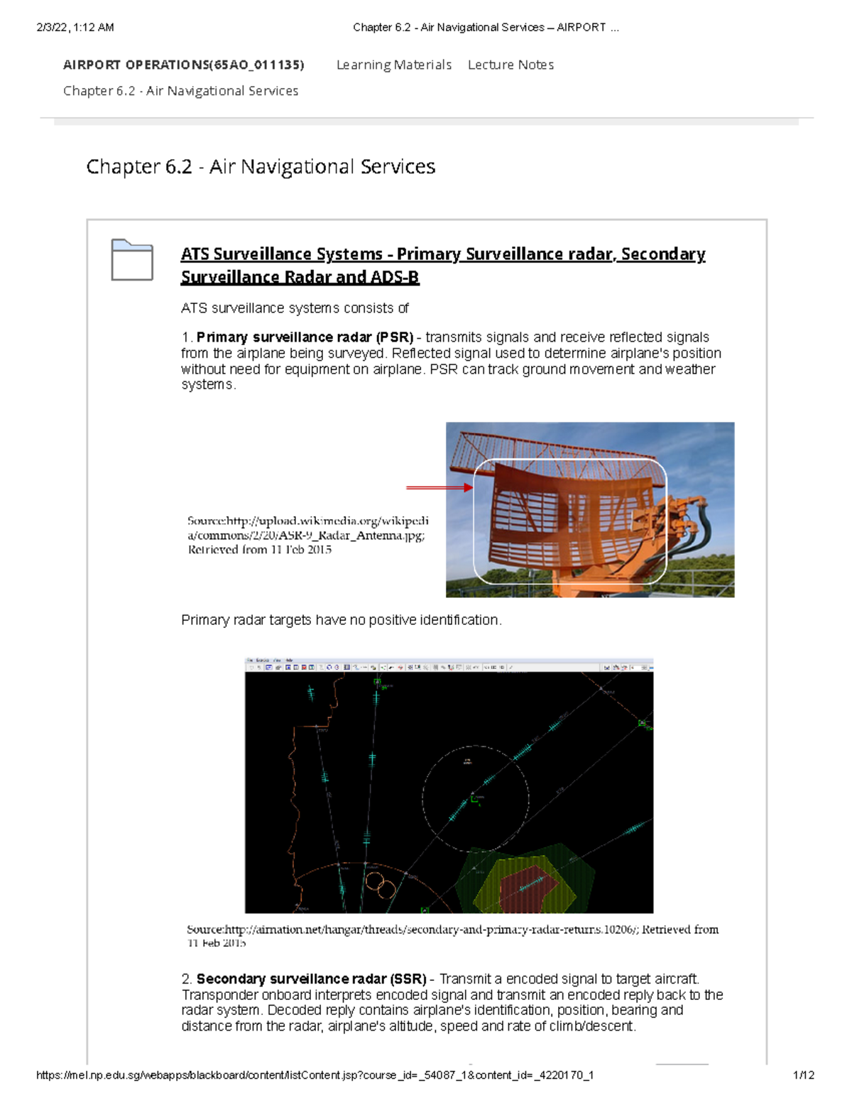 Chapter 6.2 - Air Navigational Services – Airport - Chapter 6 - Air ...