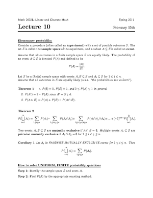 MATH 2602 2010-2011 Lecture 22 - Math 2602L: Linear and Discrete Math ...