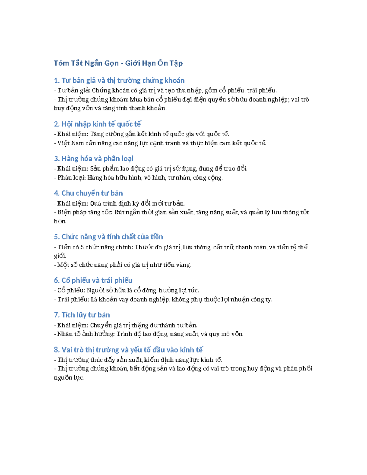 Tom Tat Gioi Han On Tap - tom tat gioi han on tap - Tóm Tắt Ngắn Gọn ...