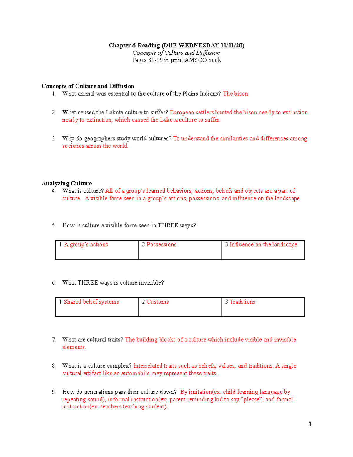 Chapter 6 Reading Questions - Chapter 6 Reading (DUE WEDNESDAY 11/11/20 ...