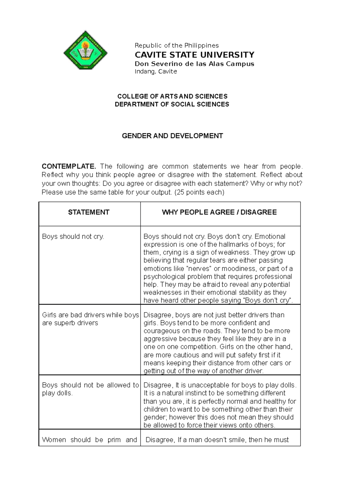 Activity%202 GAD - Lecture notes - Republic of the Philippines CAVITE ...
