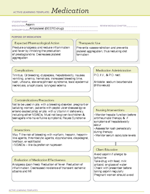 Insulin lispro - nursing material - ACTIVE LEARNING TEMPLATES ...