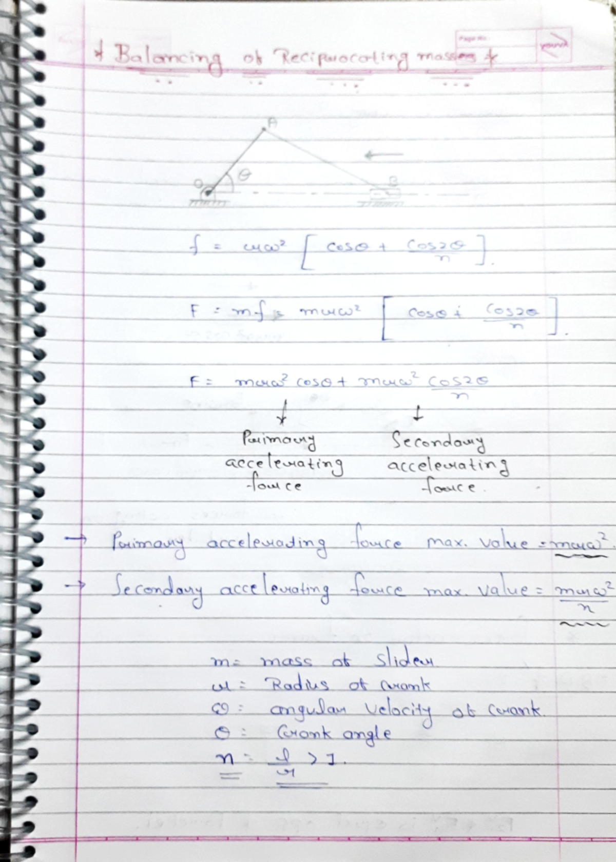 TOM 13 Balancing of Reciprocating Masses 9d86474 c-212e-492f-bb06 ...