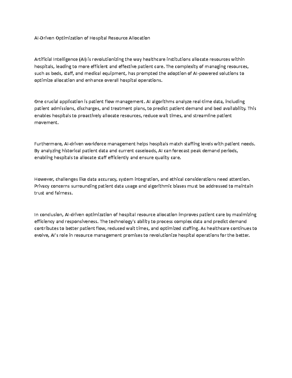 AI14 - Artificial Intelligence (AI) has emerged as a transformative ...