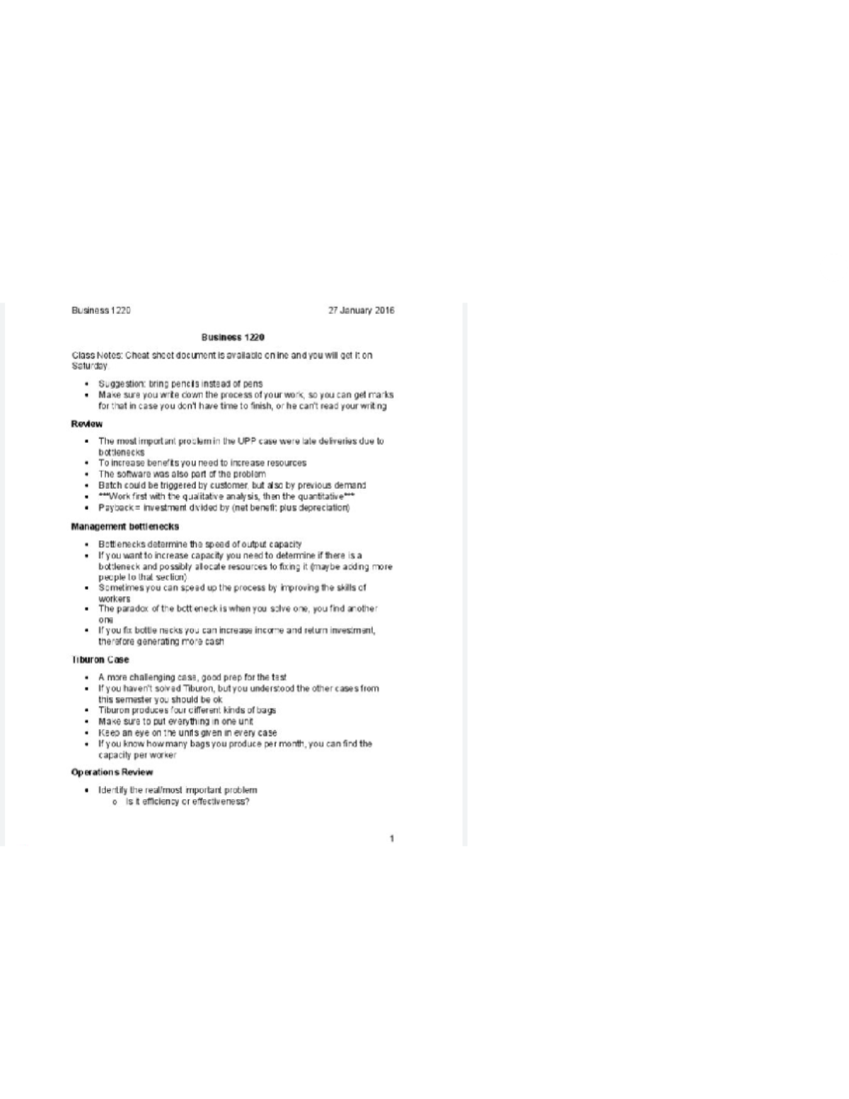 Studocu - Notes from class - 2257 - Studocu