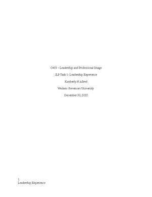 Final Portfolio - C493 - WGU - Studocu