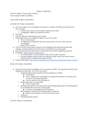 Tutorial 1 - Admin - TUTORIAL 1 Administrative Law: Problem Questions ...