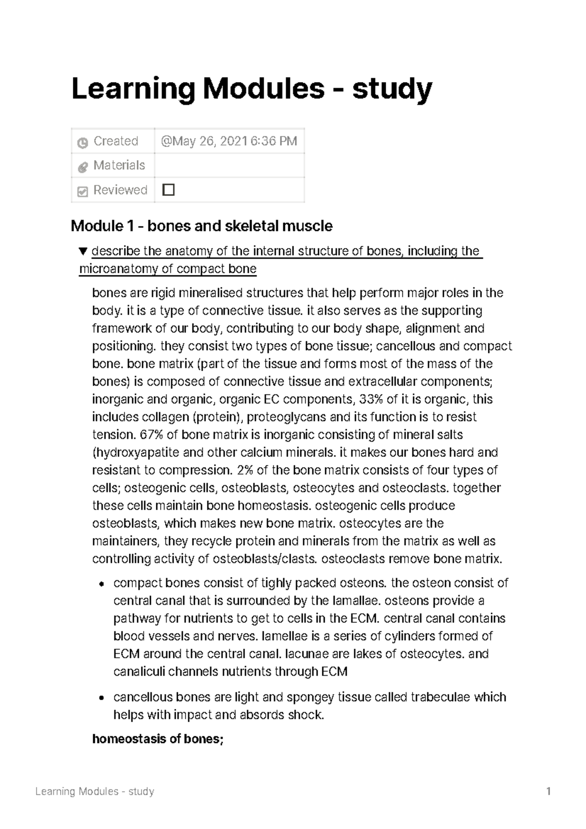 Learning Modules - study - Learning Modules - study Created Materials ...