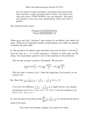 Calculus 1 Cheat Sheet - Derivative Cheat Sheet - MATH 1401 - UC Denver - Studocu